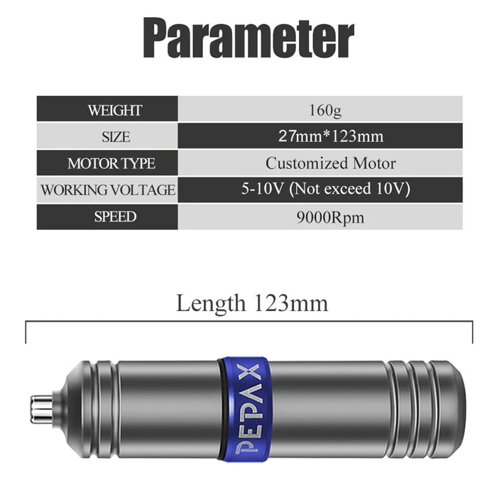 PEPAX F2 Tattoo Pen Rotary Machine